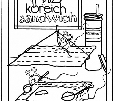 Koreich Coloring Page | Passover haggadah by Amira Cohen