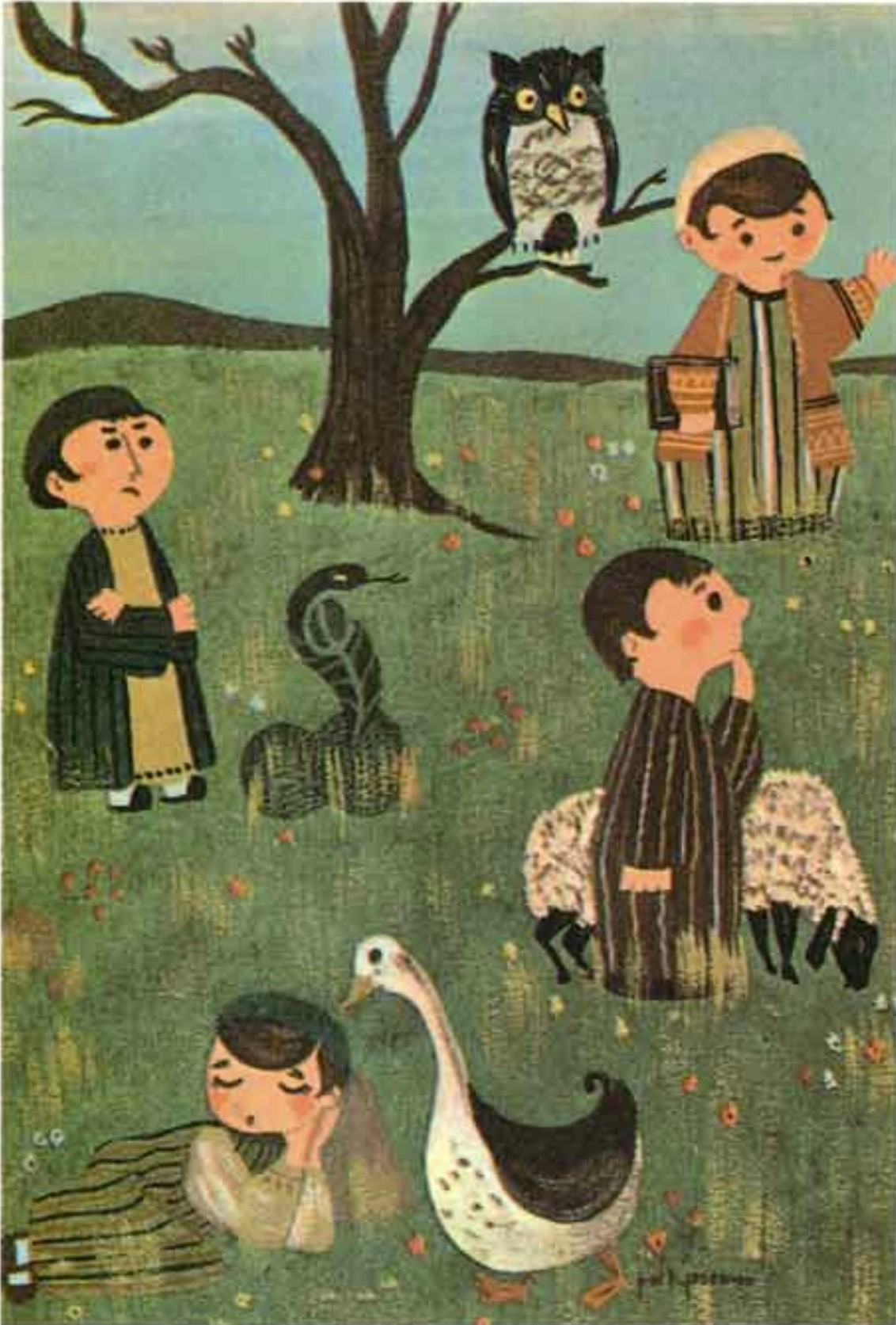 The Ballad of the Four Sons | Passover haggadah by brenda McManus