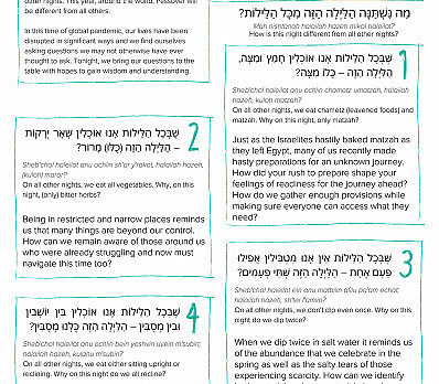 repair the world four questions pandemic | Passover haggadah by Kathryn ...
