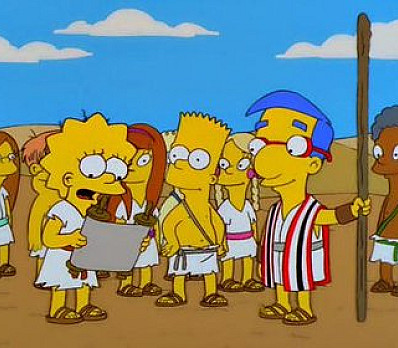 Exodus Simpsons | Passover haggadah by Michele Norton