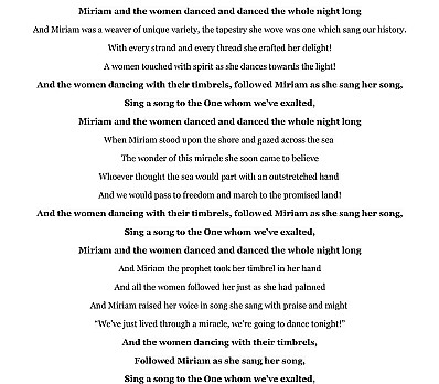 Miriam | Passover haggadah by Ben Pagliaro